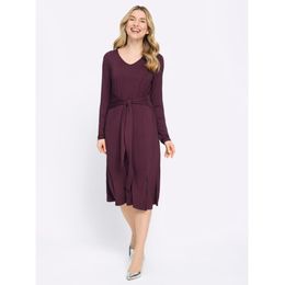 Sieh an! Jersey-Kleid in burgund | Gr.: 54