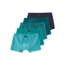 H.I.S. H.I.S Jungen Boxer "Boxershorts f&uuml;r Jungen", Gr. 152, bunt, Jersey, Obermaterial: 95% Baumwolle, 5% Elasthan, unifarben, Unterhosen, farblich