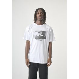 Cleptomanicx Herren T-Shirt "We got you..", wei&szlig;, Gr. L, bedruckt, 100% Baumwolle, Shirts, mit coolem Frontprint
