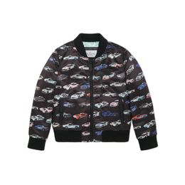 Philipp Plein Herren Blouson "Racing", schwarz, Gr. 4, Obermaterial: 100% Polyester. Futter: 98% Polyester, 2% Elasthan. F&uuml;llung: 100% Polyester,