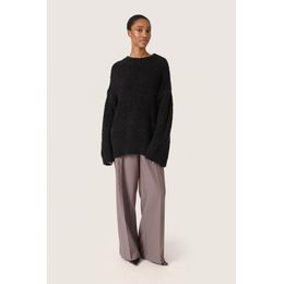 Soaked in Luxury Strickpullover SLBabbette Lockere Passform in Black | Gr.: L