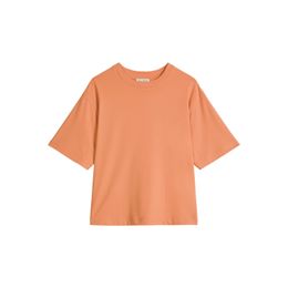 Marc O'Polo MARC O'POLO Damen T-Shirt "T-Shirt T-Shirt relaxed 1er Pack", orange, Gr. S, Obermaterial: 48% Baumwolle CO. 48% Modal CMD. 4% Elasthan EL., Shirts