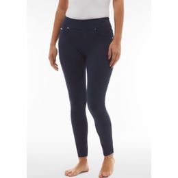 Freddy Damen Shapingleggings "NOW SKINNY", blau, Gr. M, Web, Obermaterial: 81% Baumwolle, 19% Elasthan, Hosen, mit Lifting & Shaping Effekt