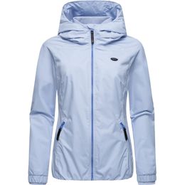Ragwear Performance Jacket 'Dizzie' female size 5XL Light blue / Black