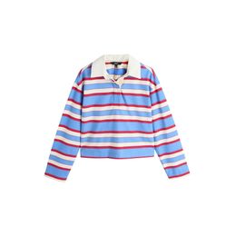 next Poloshirt Damen Gr&ouml;&szlig;e 6XL/7XL blau / rot / wei&szlig;