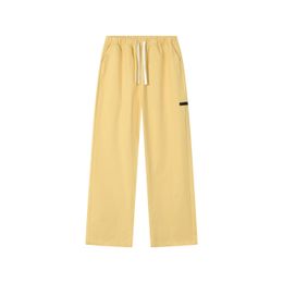 Herren Outdoorhose "Another Cotton Lab Cozy Fit Pants", gelb, Gr. L, ANOTHER COTTON LAB, 100% Baumwolle, Hosen