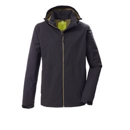 Killtec Herren Outdoorjacke "KOS 190 MN JCKT"schwarz, Gr. XXL, Web, Obermaterial: 100% Polyester. Futter: 100% Polyester, Jacken, mit Kinnschutz,