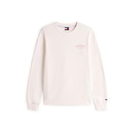 Tommy Jeans Sweatshirt female size L Blue / Rusty red / Black / White