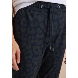 Cecil Damen Stoffhose "Style Tracey", blau, Gr. XS, Web, Obermaterial: 64% Polyester, 30% Viskose, 6% Elasthan. Futter: 100% Polyester, Hosen, mit