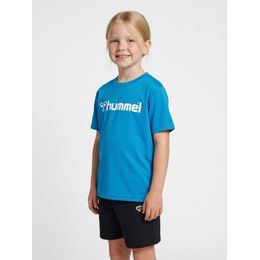 Hummel T-Shirt Hmllogo Kinder in DIVA BLUE | Gr.: 164