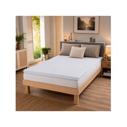 BettwarenShop Spannbettlaken Ultra-Stretch in weiss | Gr.: 90 x 200 cm