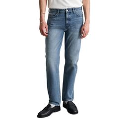 Marc O'Polo Herren Relax-fit-Jeans "aus reiner Bio-Baumwolle", blau, Gr. 36, MARC O'POLO DENIM, unifarben, Obermaterial: 100% Baumwolle, Jeans