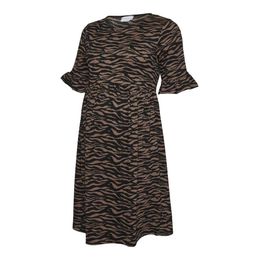 MAMALICIOUS mama licious Kleid in Deep Taupe | Gr.: L