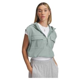 Under Armour - Top f&uuml;r Damen, mit halbem Rei&szlig;verschluss (Gr&uuml;n)