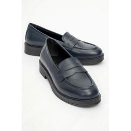 Bree Plateau Penny Leder Loafer