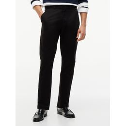 Tommy Hilfiger Herren Chinohose "CORE HARLEM ESSENTIAL", schwarz, Gr. 33, unifarben, Twill, Obermaterial: 97% Baumwolle, 3% Elasthan, Hosen, Tapered
