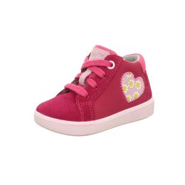 Superfit Sneaker High SUPIES in Rot/Rosa | Gr.: 23