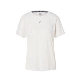 asics Funktionsshirt 'METARUN' Damen Gr&ouml;&szlig;e L schwarz / perlwei&szlig;
