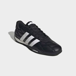 Herren Sneaker "GROUNDPULSE", adidas Sportswear, Gr. 42, schwarz-wei&szlig;, Leder, Synthetik, Schuhe