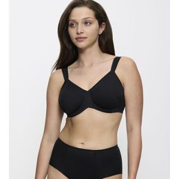 Triumph Damen Minimizer-BH "Essential Minimizer", Gr. 95, schwarz, Obermaterial: 71% Polyamid, 29% Elasthan (LYCRA), gemustert, leicht gl&auml;nzend,