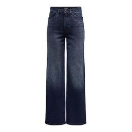 Only Jeans mit weitem Bein in Blue Black Denim | Gr.: W32/L32