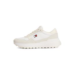 Tommy Jeans Sneaker Damen Gr&ouml;&szlig;e 38 ecru / wei&szlig; Sommerschuhe