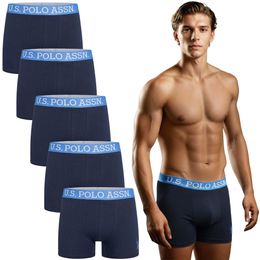 U.S. Polo Assn. Herren Boxershorts 5er Pack aus Baumwoll-Elasthan