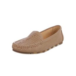 Ital-Design Halbschuh in Hellbraun | Gr.: 36