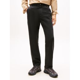 Tommy Jeans Herren Chinohose "SONNY", schwarz, Gr. 31, unifarben, Web, Obermaterial: 96% Baumwolle, 4% Elasthan, Hosen, Twill aus Stretch-Baumwolle,