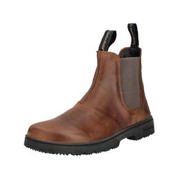 El Naturalista Damen Stiefelette "El Naturalista Stiefelette Leder/Textil", Gr. 45, braun, Leder, Textil, Schuhe