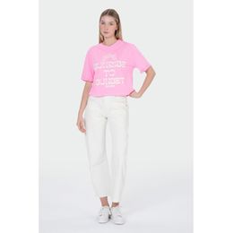M.O.D. M.O.D Allison T-Shirt Neon Pink | Gr.: XL