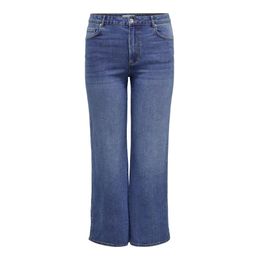 Only Carmakoma Jeans mit weitem Bein in Medium Blue Denim | Gr.: W44/L32