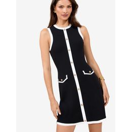 Lipsy Kleid Damen Gr&ouml;&szlig;e 42 schwarz / wei&szlig; Sommerkleid