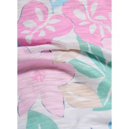Rabe Damen Print-Shirt "T-Shirt"rosa, Gr. 40, gebl&uuml;mt, 50% Baumwolle, 50% Viskose, Shirts