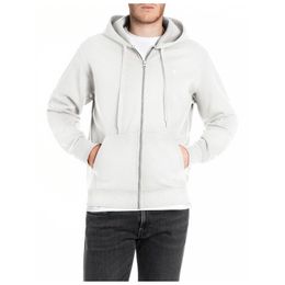 Replay Sweatshirt BRUSHED FLEECE in Wei&szlig; | Gr.: M