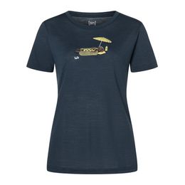 super.natural W HOT DOG TEE in blau | Gr.: M