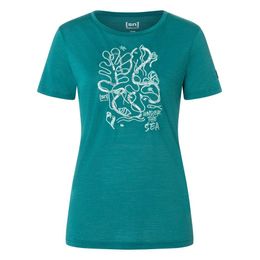 super.natural W UNDER THE SEA TEE in Petrol | Gr.: XL