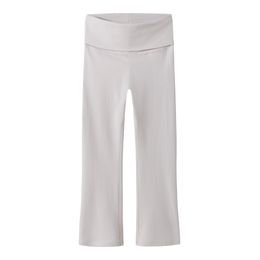 name it M&auml;dchen Bootcuthose "NKFSPICE BOOTCUT PANT NOOS"lila marble, Gr. 134, unifarben, Jersey, Obermaterial: 95% Baumwolle, 5% Elasthan, Hosen