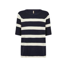 soyaconcept T-shirt 'SC-KANITA' Damen Gr&ouml;&szlig;e XXL navy / wei&szlig;