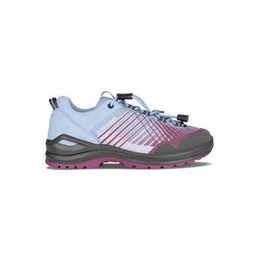 Lowa Outdoorschuhe CAREZZA GTX LO JR in eisblau/beere | Gr.: 32
