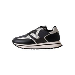 victoria Niedrige Sneaker mit Schn&uuml;rung Schwarz | Gr.: 37