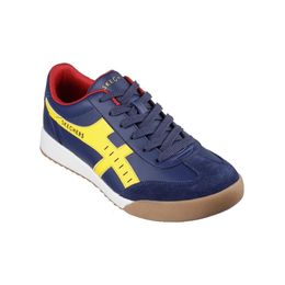 Skechers Sneaker "ZINGER MANZANILLA TOTALE" in Marineblau / Gelb | Gr.: 42