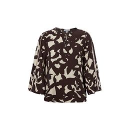 More & More More & More Blusenshirt in schoko ecru - 0001 | Gr.: 46