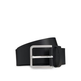 BOSS Herren Lederg&uuml;rtel "Drazen-BOSS-Tip_Sz40", schwarz, Gr. 115, unifarben, Leder, G&uuml;rtel