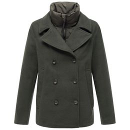 Marikoo Mantel Damen Gr&ouml;&szlig;e XL oliv