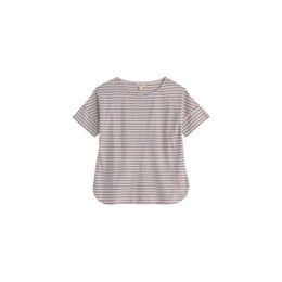 Seasalt Cornwall T-Shirt 'Bryher View' Damen Gr&ouml;&szlig;e XXL lavendel / burgunder / wei&szlig;