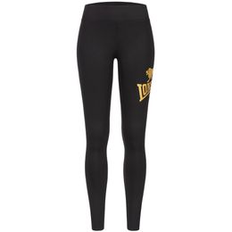 Lonsdale Leggings 'AGLISH' female size XXL Yellow / Black