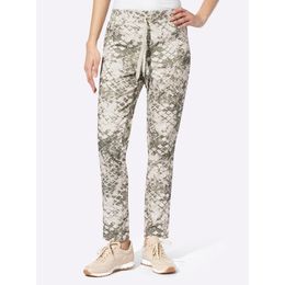 Heine Hose Damen Gr&ouml;&szlig;e 46 champagner / gr&uuml;nmeliert