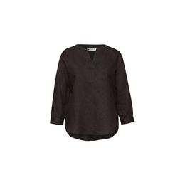 Street One Langarmbluse in espresso brown | Gr.: 40