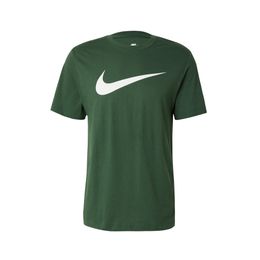 Nike Sportswear T-Shirt 'Swoosh' Herren Gr&ouml;&szlig;e XS gr&uuml;n / wei&szlig;